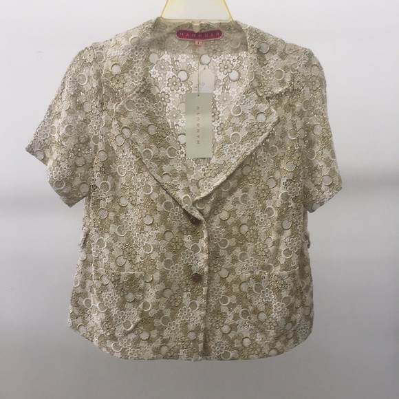 Manoush | Jackets & Coats | Manoush Embroidered Detail Blazer | Poshmark